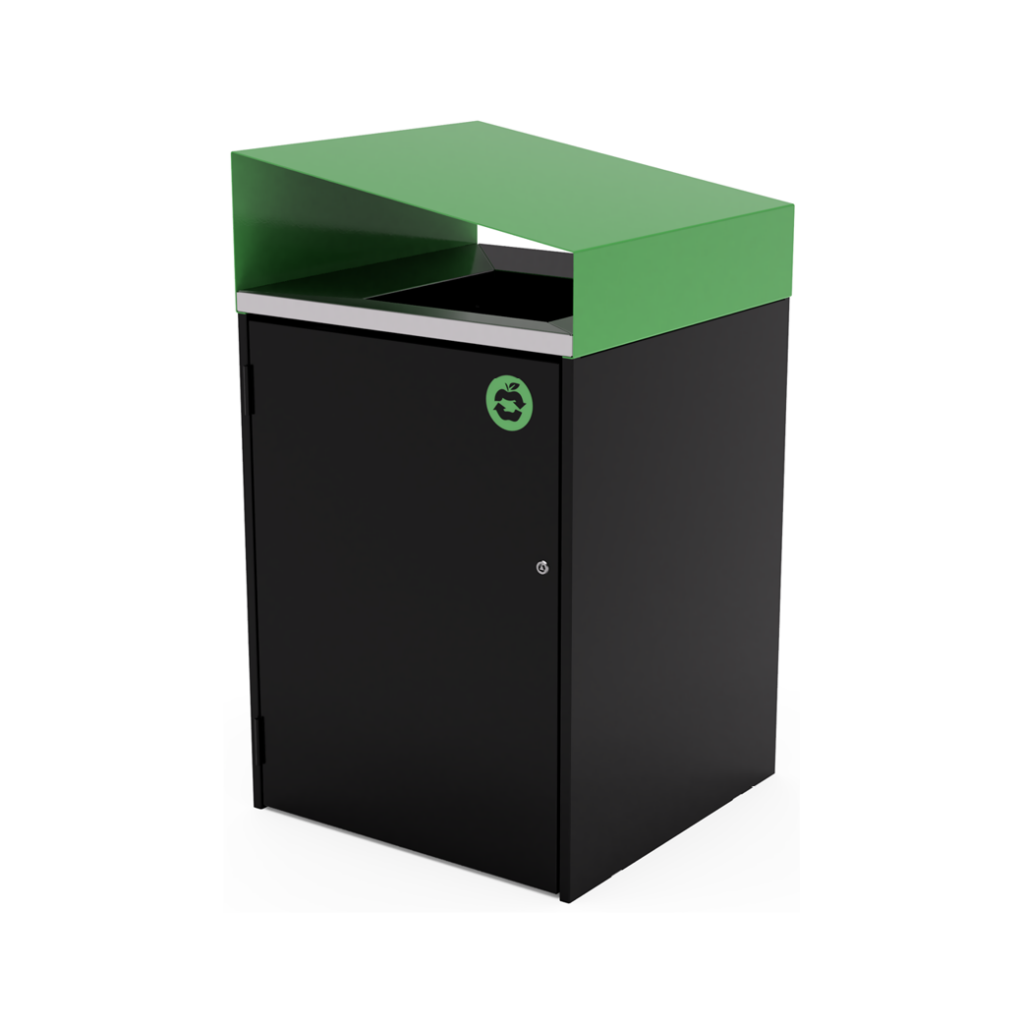 Axis Litter Receptacle - Furphy Foundry | Street & Park Furniture