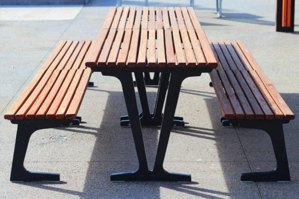 Communal seating for public spaces - Furphy Foundry | Street Furniture ...