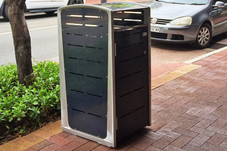 Contemporary bin enclosures for WA suburbs - Furphy Foundry | Street ...