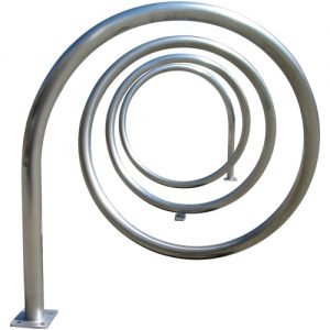 Spiral Bike Rack - Furphy Foundry | Street & Park Furniture