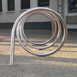 Spiral Bike Rack - Furphy Foundry | Street & Park Furniture