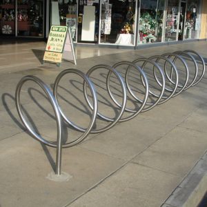 Spiral Bike Rack - Furphy Foundry | Street & Park Furniture
